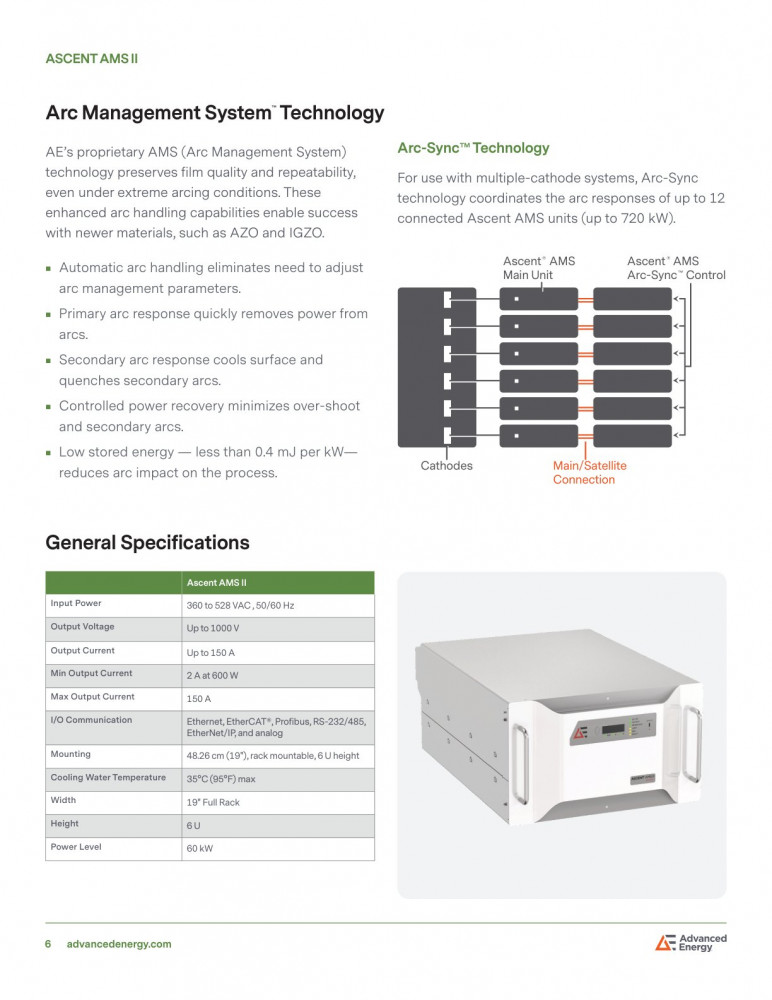 Ascent AMS II document page 6