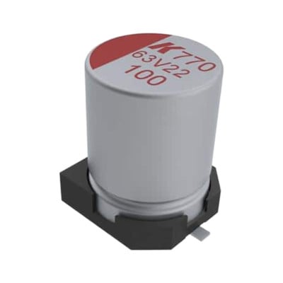 KEMET A770MS108M1CLAS015 Aluminum-Polymer Capacitor