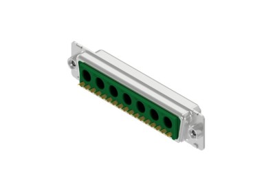 D-SUB Combination Standard • 7W2 [○•••••○] • Socket • Solder cup • Threaded Insert • UNC 4-40