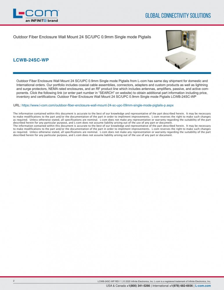 LCWB-24SC-WP technical drawing page 2