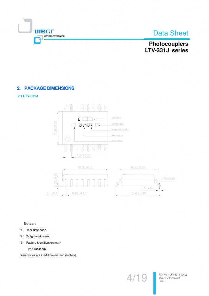 LTV-331J-TP1 datasheet page 5
