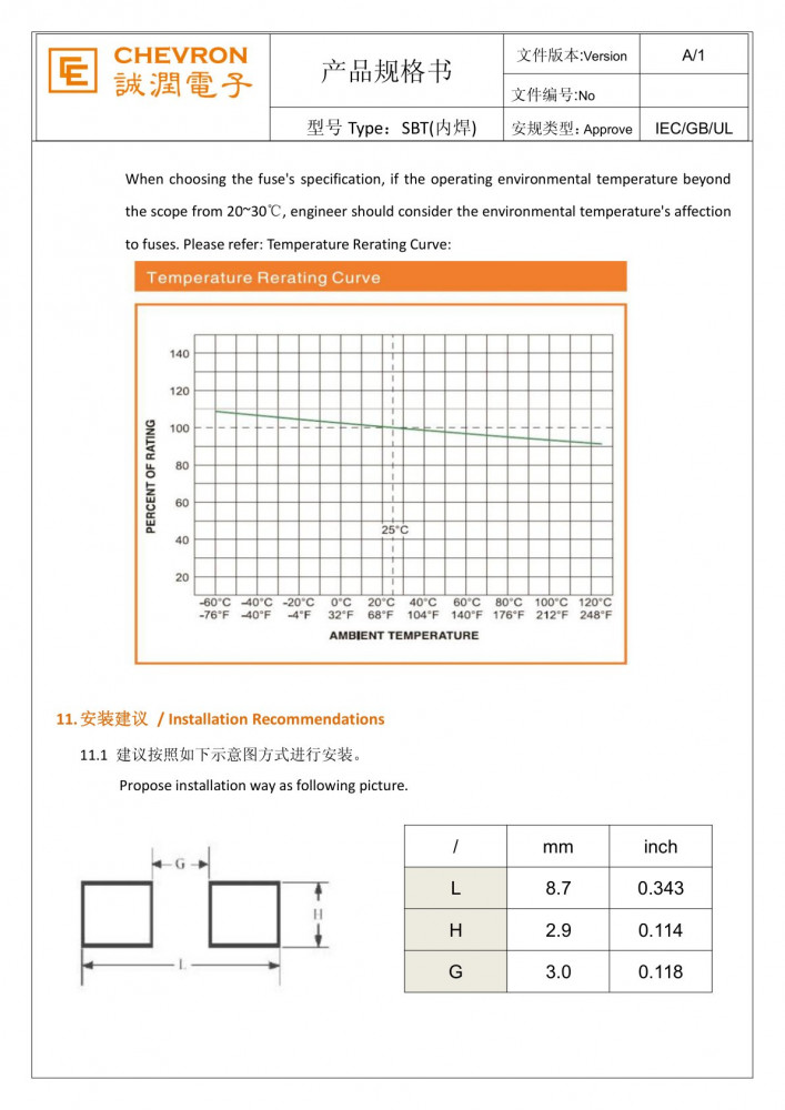 CHEVRON SBT datasheet page 6