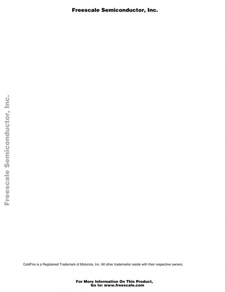 MCF5206e manual page 2