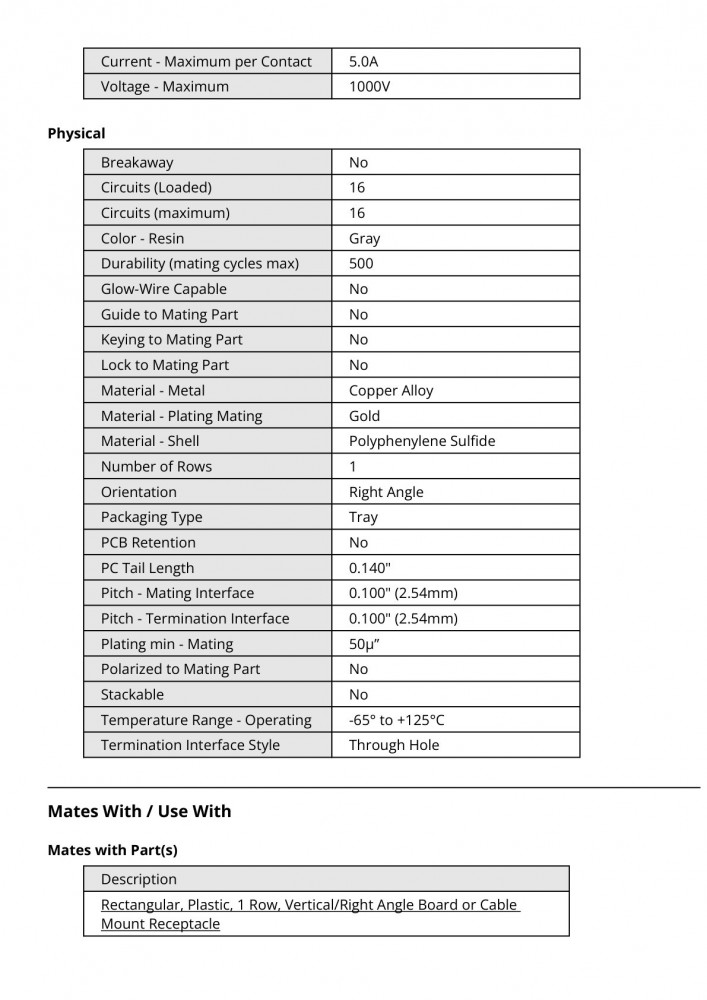WT16PRD8CD technical document page 2