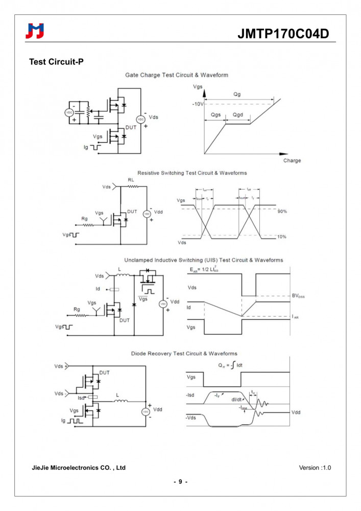 JMTP170C04D datasheet page 9