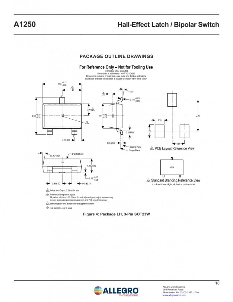 A1250 datasheet page 10