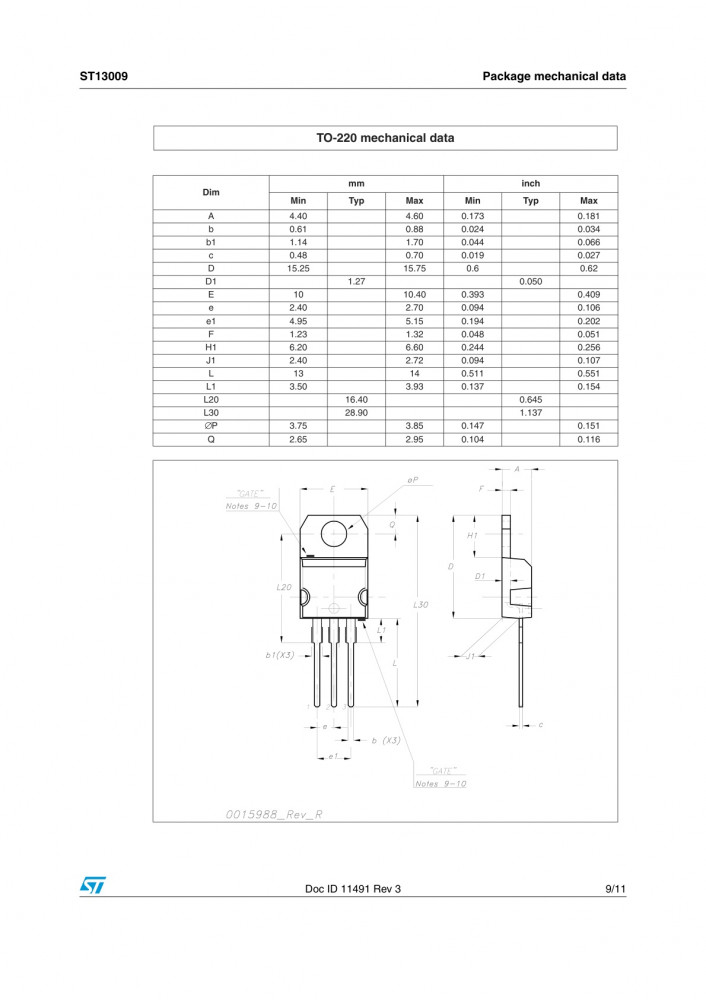 ST13009 datasheet page 9