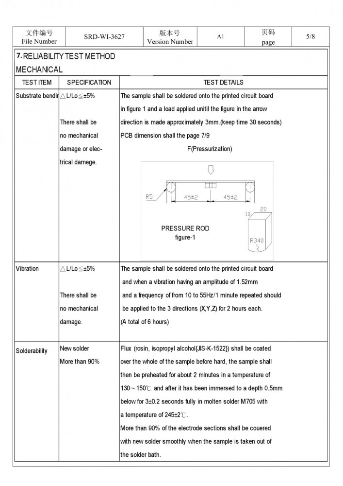 SOREDE approval specification page 7