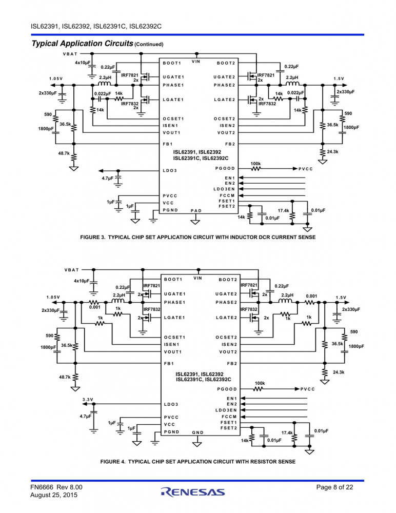 ISL62392IRTZ datasheet page 8