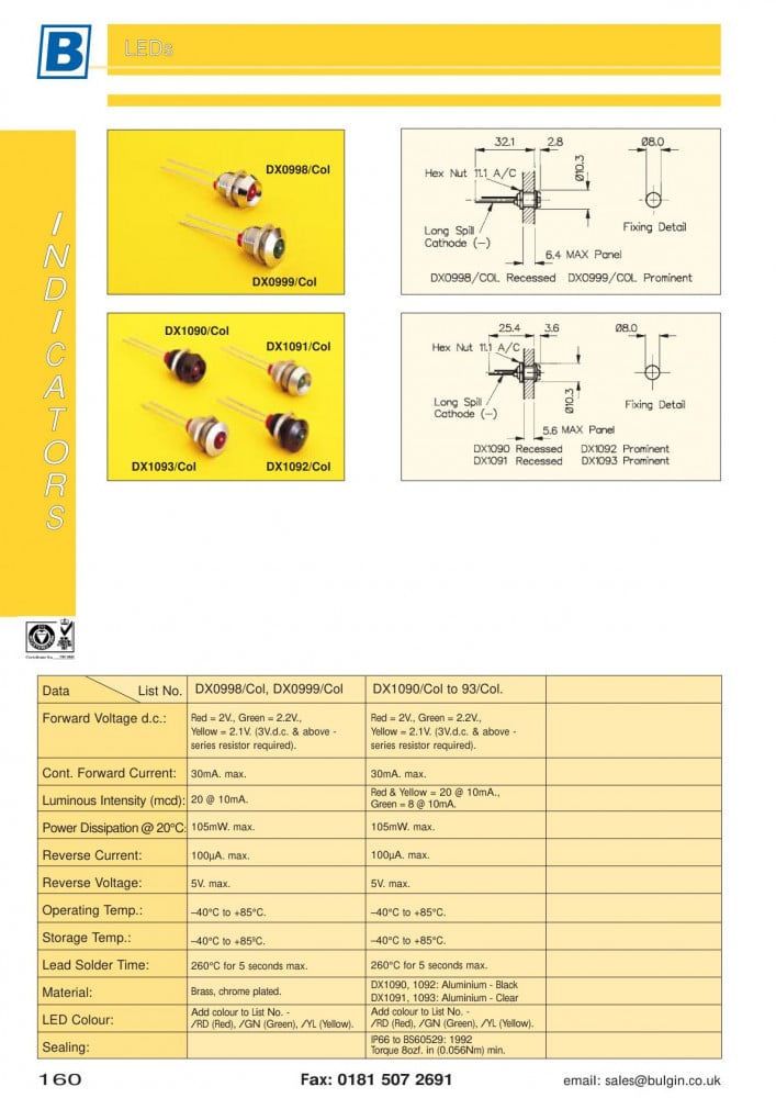 Bulgin document page 1