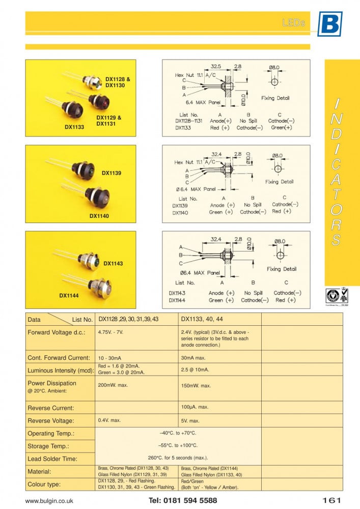 Bulgin document page 2