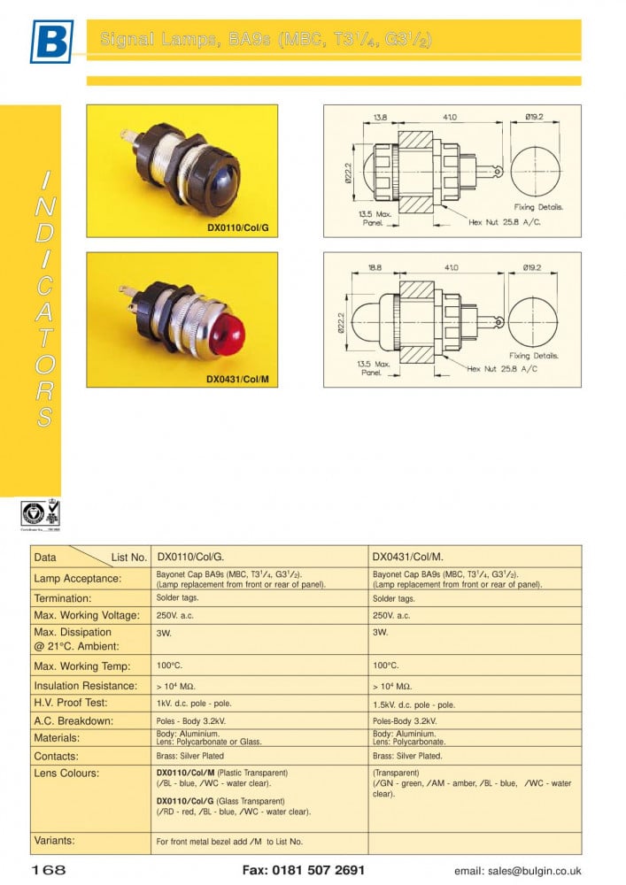 Bulgin document page 9