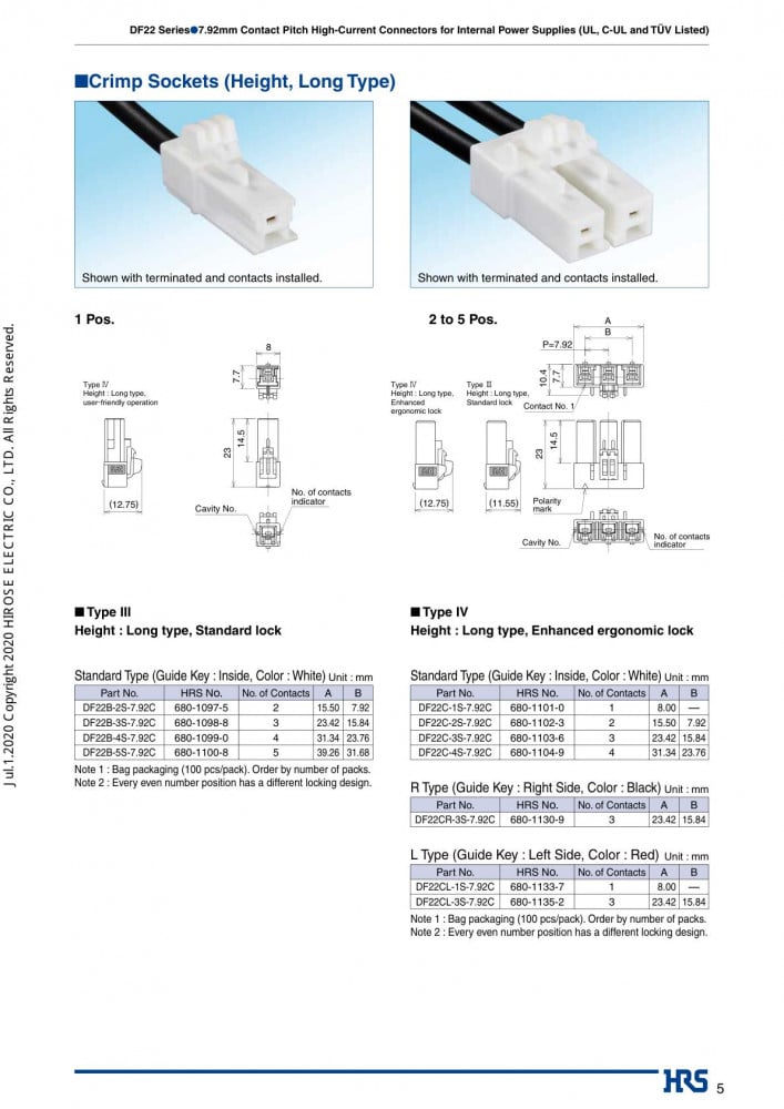 HRS DF22 series datasheet page 5