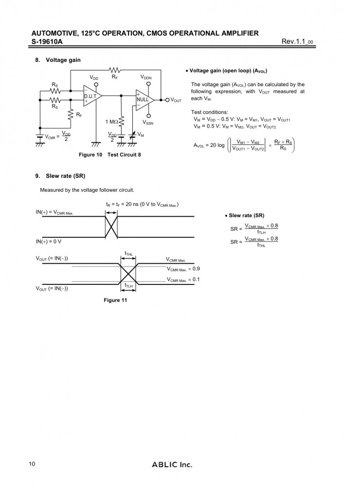 S-19610A datasheet page 10