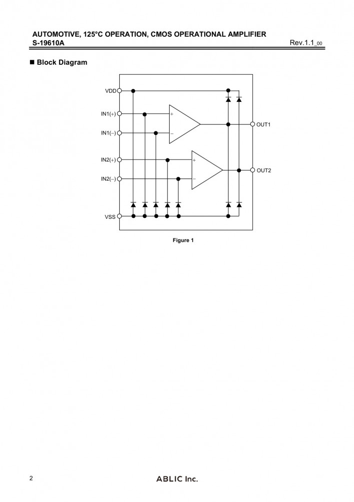 S-19610A datasheet page 2
