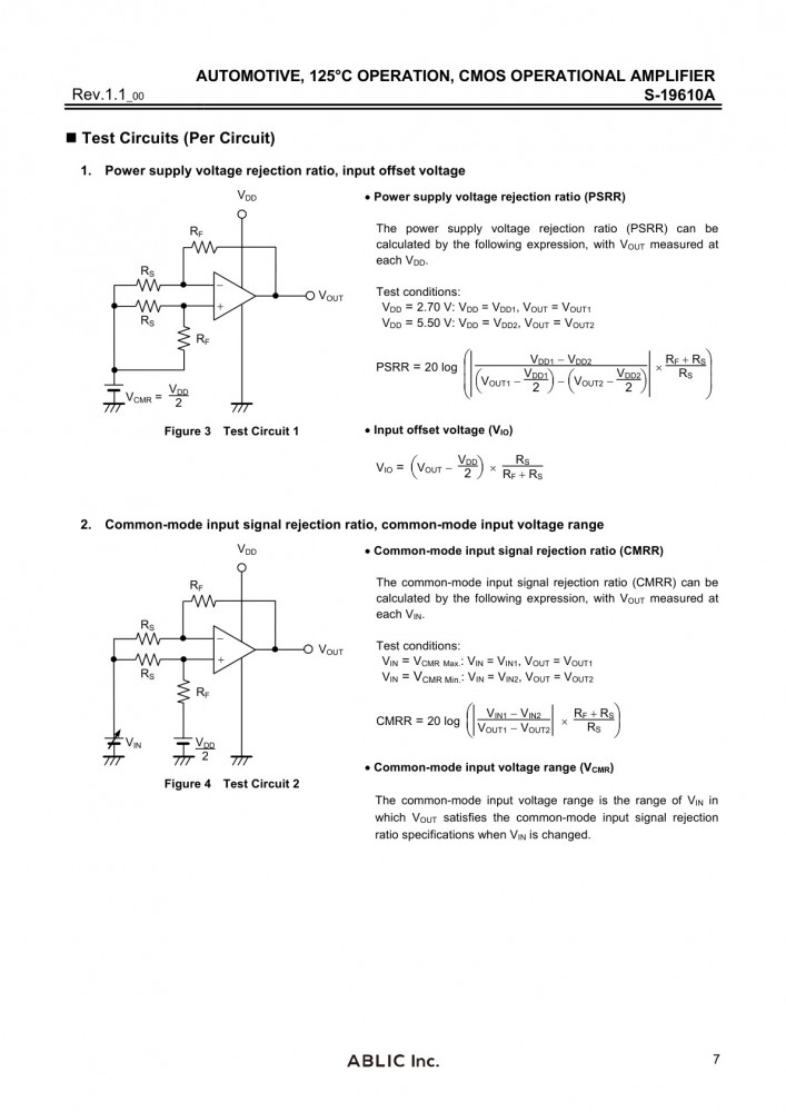 S-19610A datasheet page 7