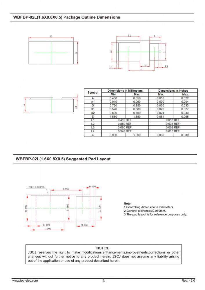 DS160-40THD02 datasheet page 3