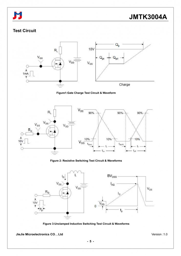 JMTK3004A datasheet page 5