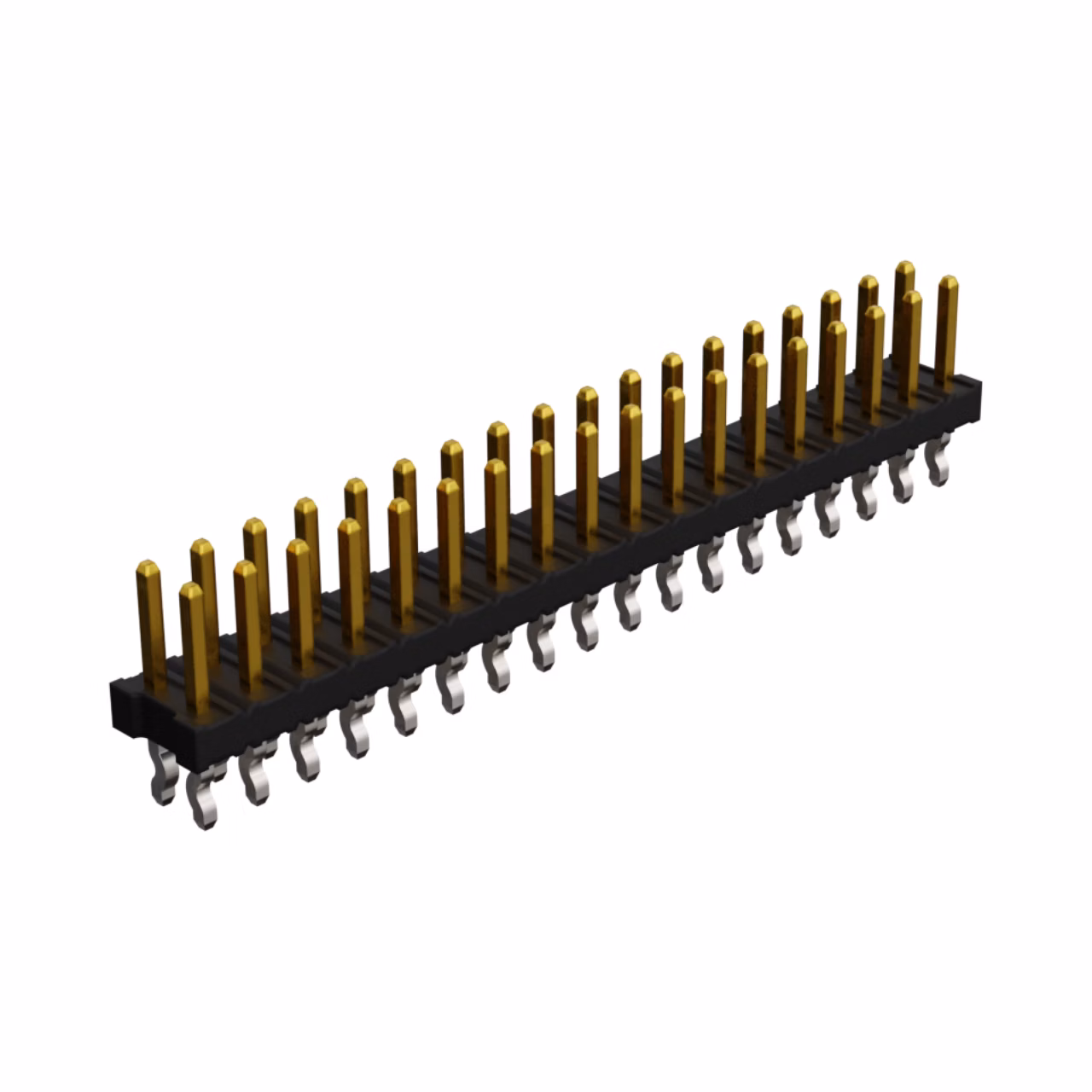 2.00mm Pitch Milli-Grid Straddle Mount Header, 36 Circuits, 0.38µm Gold (Au) Selective Plating, Lead-Free for sale