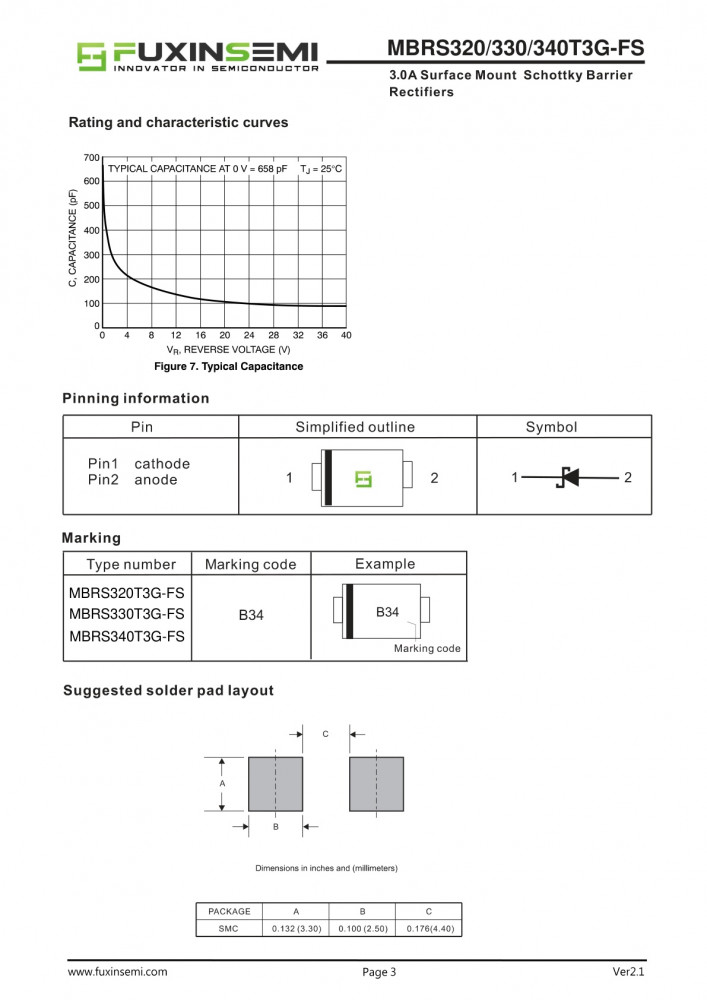 MBRS330T3G-FS datasheet page 3