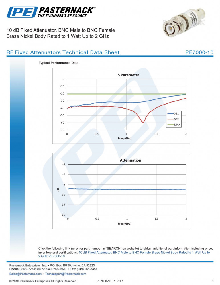 PE7000-10 datasheet page 3