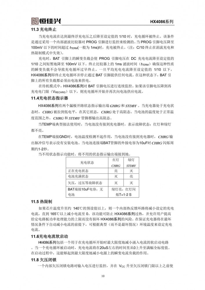 HX4086S5 datasheet page 10
