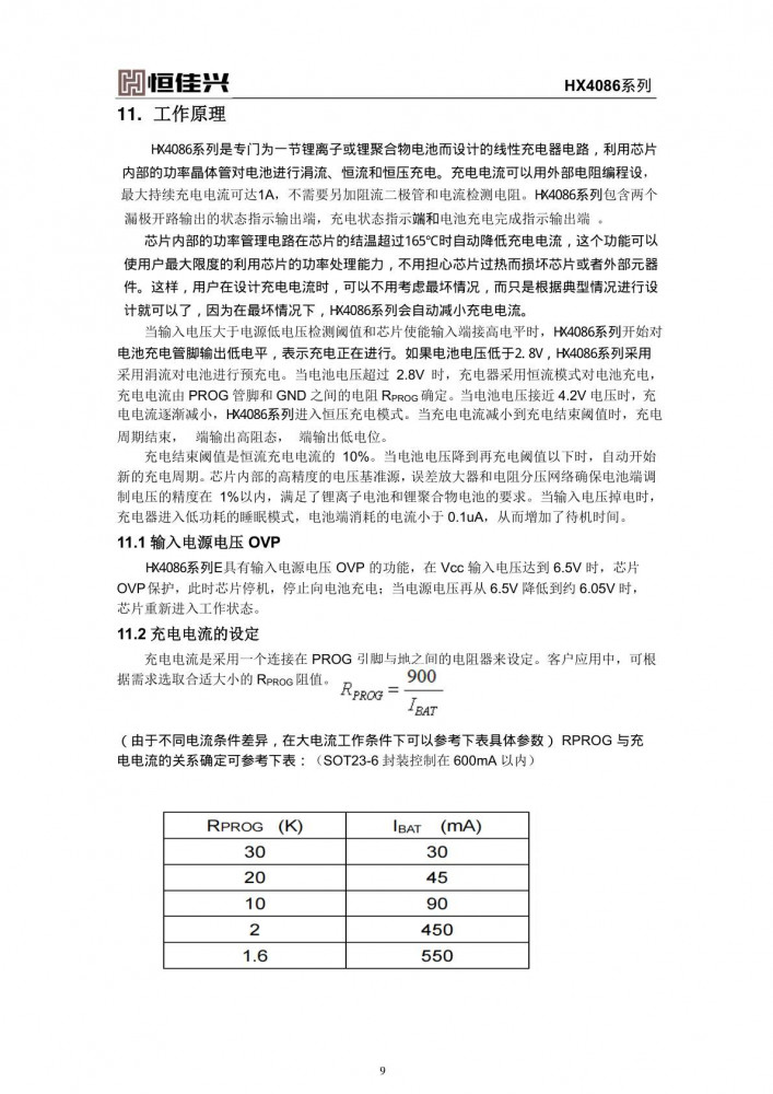 HX4086S5 datasheet page 9