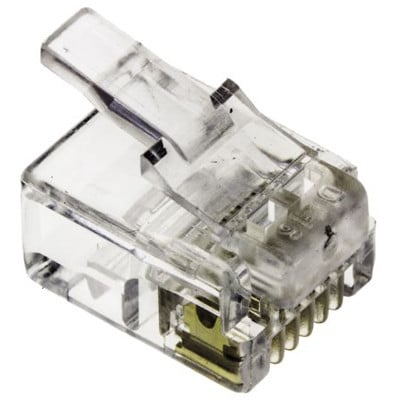Bulgin PX0898/2M00 Modular Ethernet Cable RJ45 RJ11 Network Patch Cord for sale