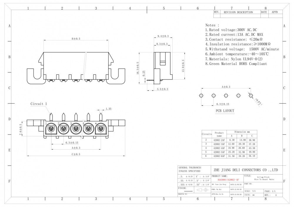 42022-6GM technical document page 6