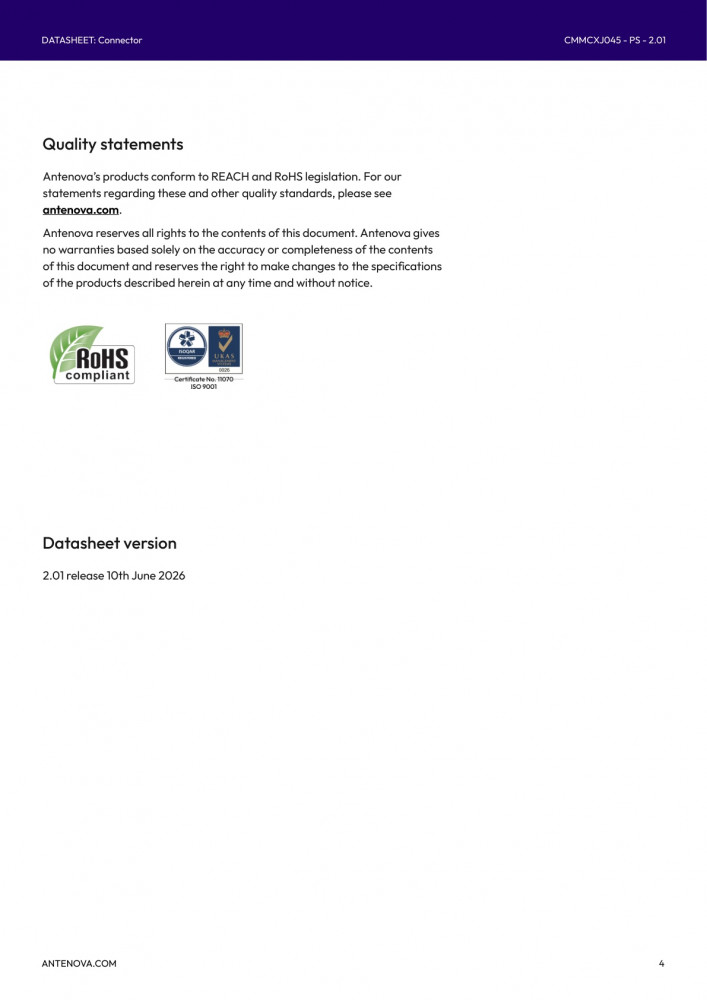 CMMCXJ045 datasheet page 4