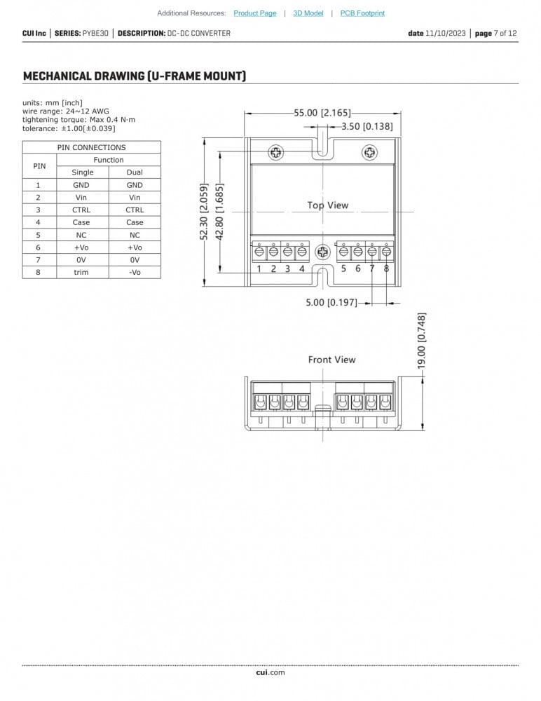 PYBE30 technical document page 7