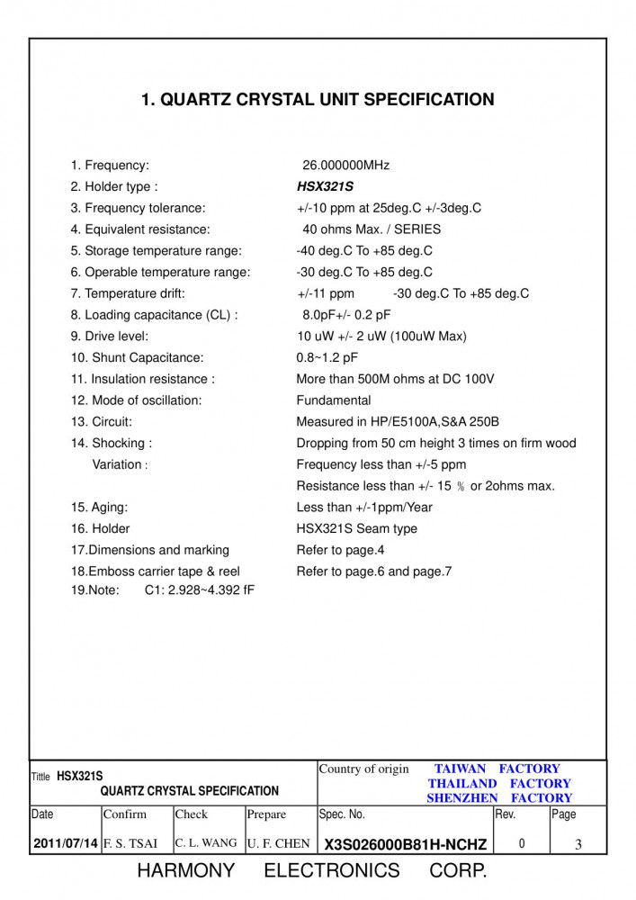 HELE X3S026000B81H-NCHZ specification page 3