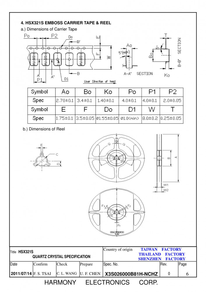 HELE X3S026000B81H-NCHZ specification page 6