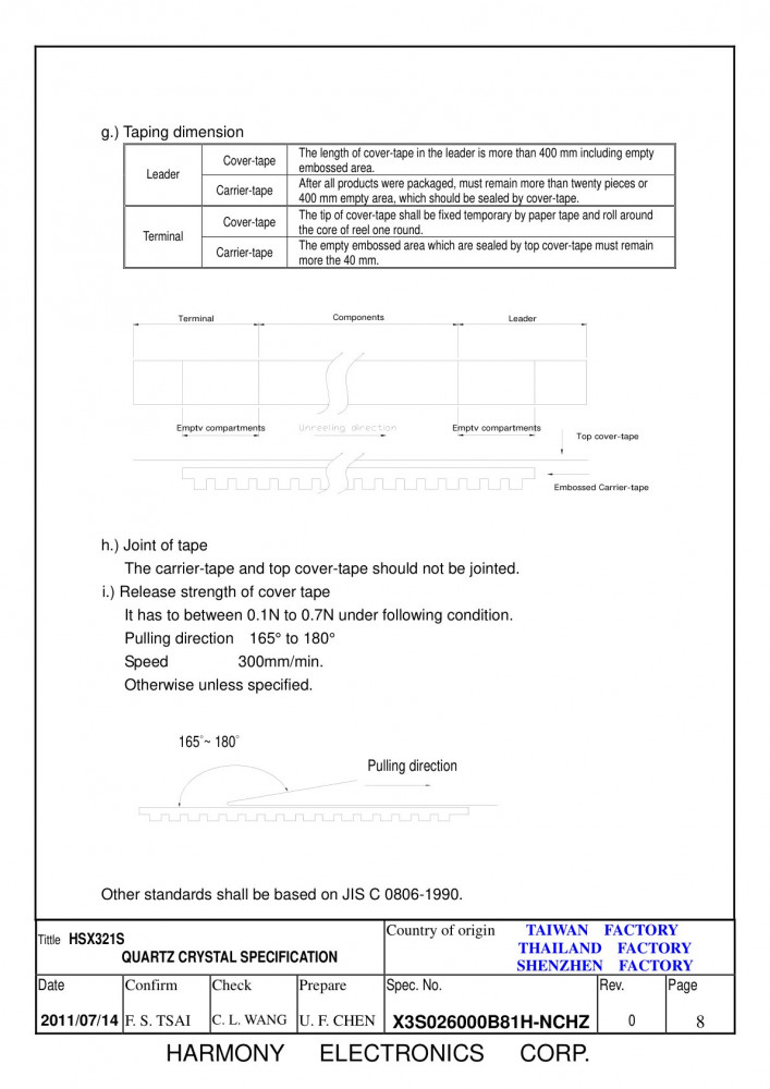 HELE X3S026000B81H-NCHZ specification page 8