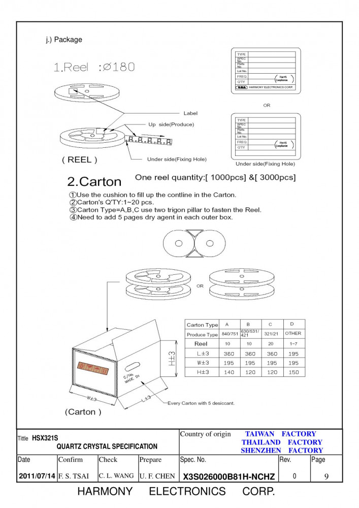 HELE X3S026000B81H-NCHZ specification page 9