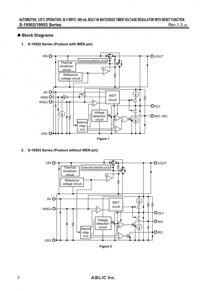 S-19502/19503 datasheet page 2