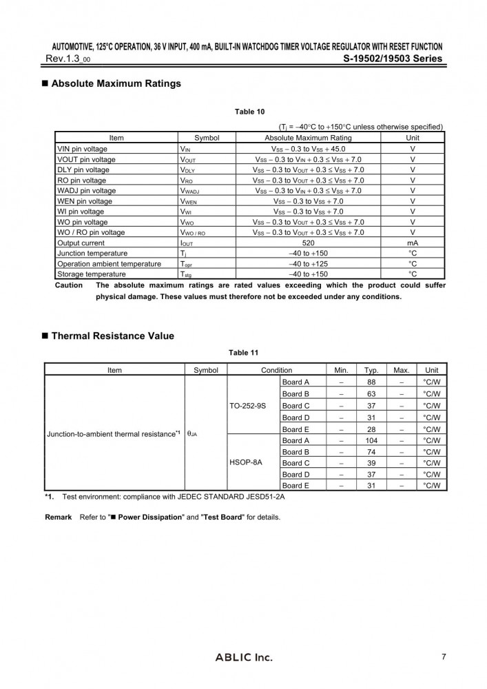 S-19502/19503 datasheet page 7