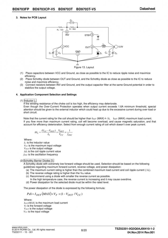 BD9703FP-E2 datasheet page 8