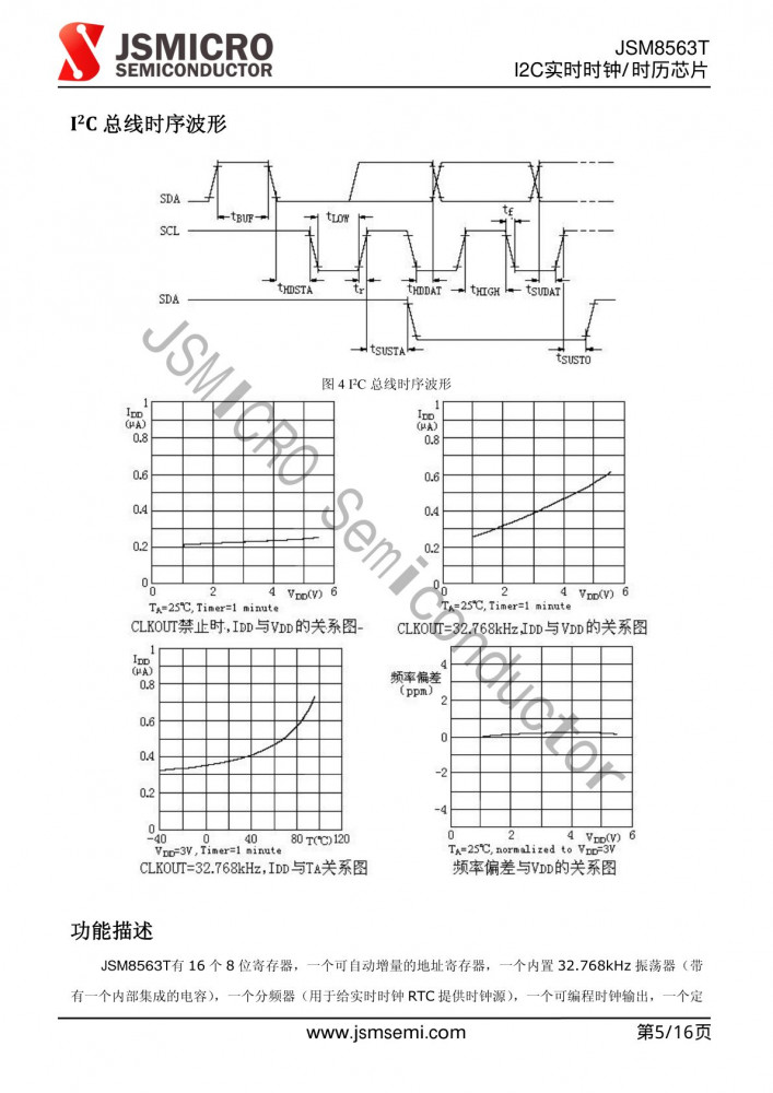 JSM8563T datasheet page 5