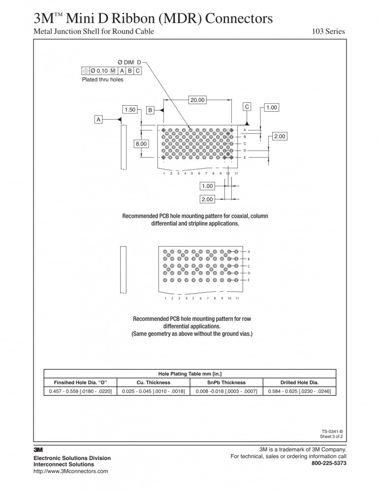 3M 10314-C200-00 technical sheet page 3