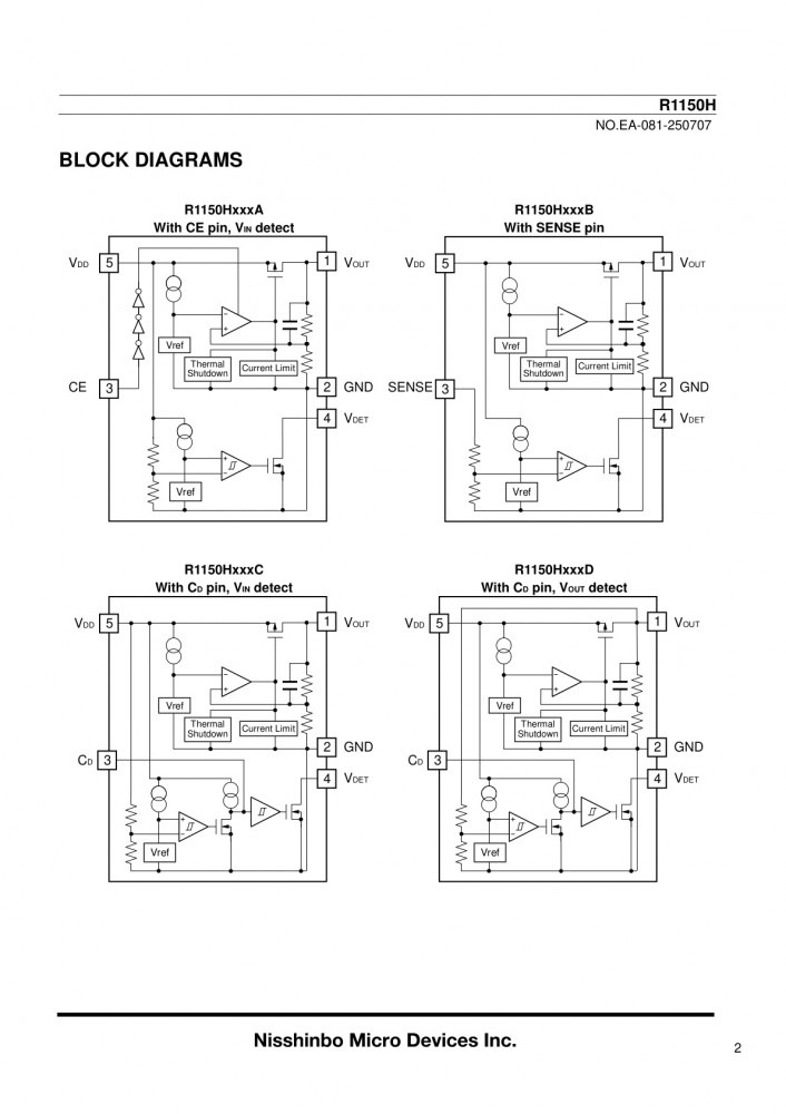 R1150H datasheet page 2