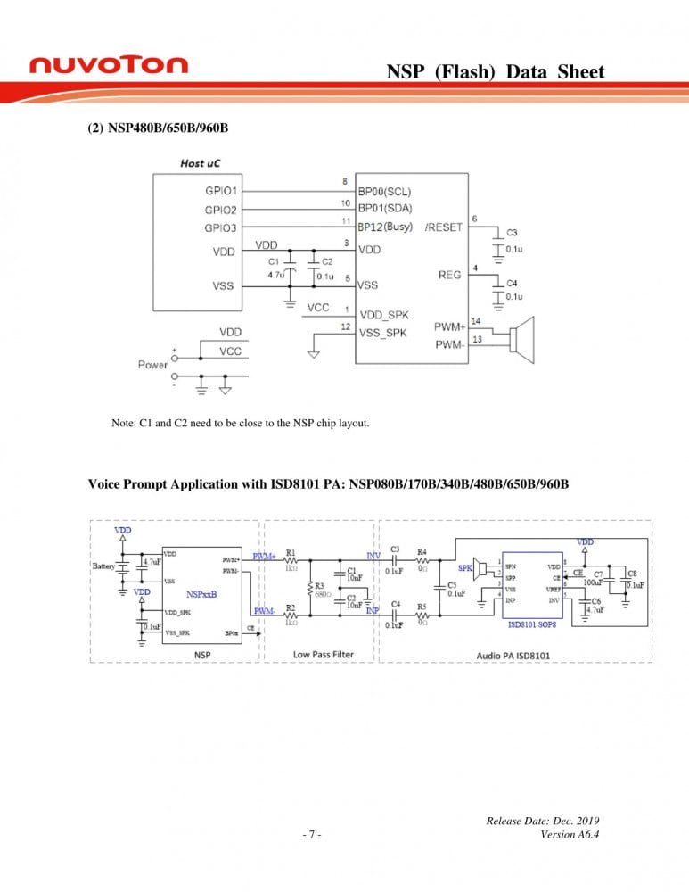 NSP datasheet page 7