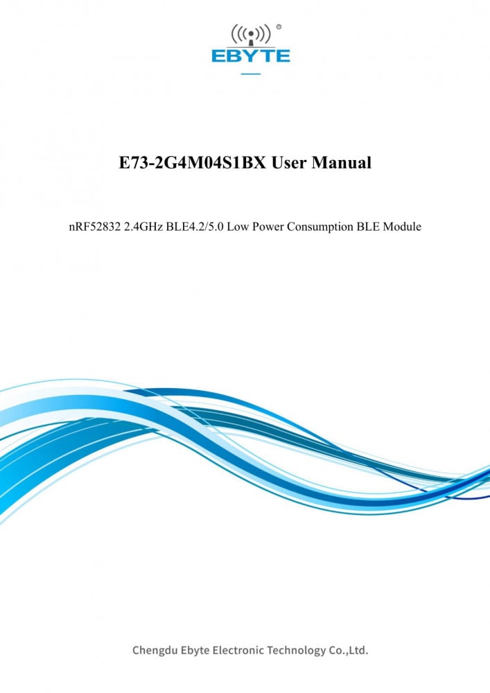 E73-2G4M04S1BX datasheet page 1