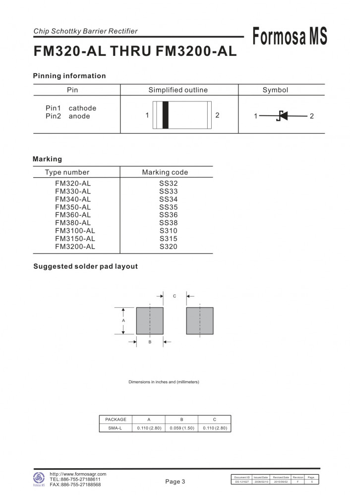 FM360-AL datasheet page 3