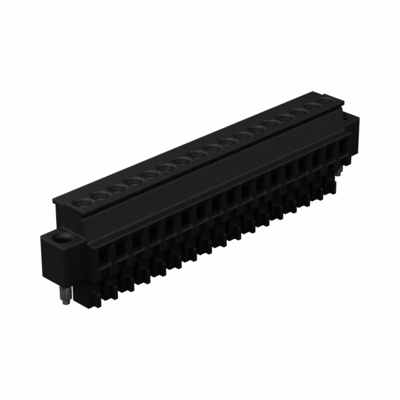 3.81mm Pitch Eurostyle Vertical Plug, with Retention Screws, Front Wire Entry, 17 Circuits for sale