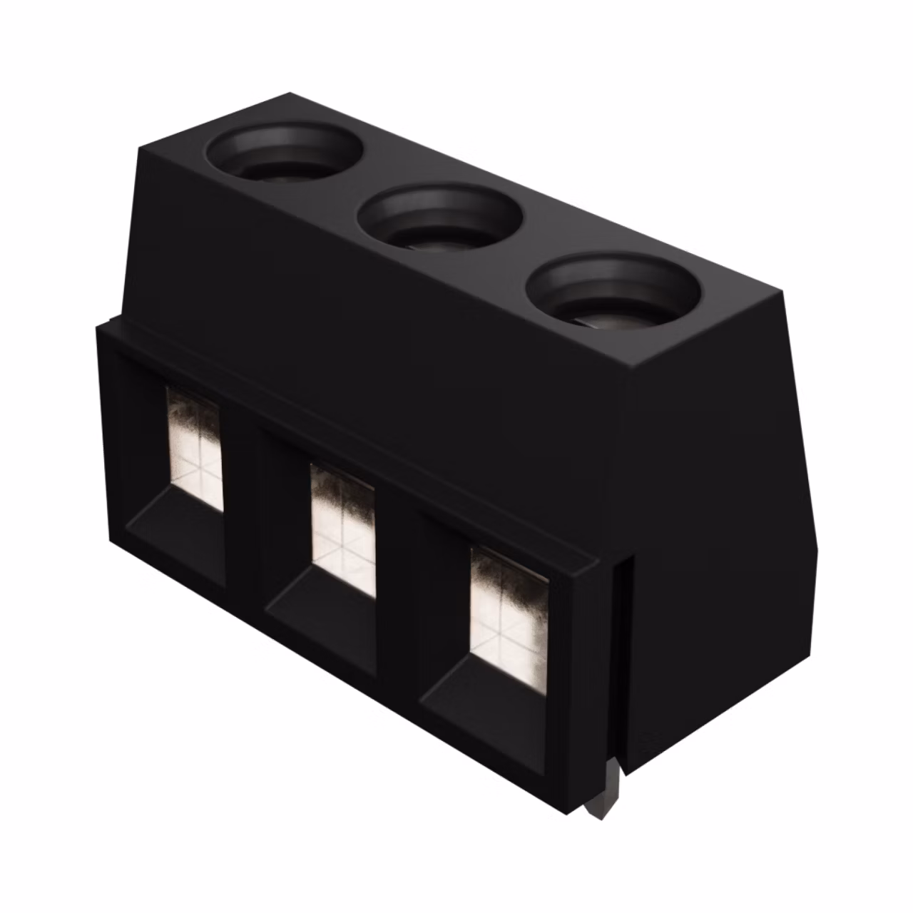 5.00mm Pitch Beau Eurostyle Low Profile, Single Level Modular Terminal Block, 3 Circuits for sale