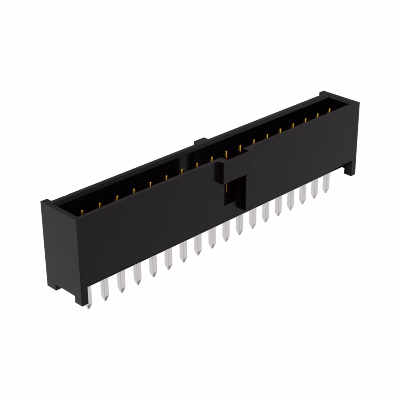 C-Grid III PCB Header, 2.54mm Pitch, Through Hole, Single Row, Vertical, Shrouded, 18 Circuits, 0.05µm Gold (Au) Flash Plating for sale