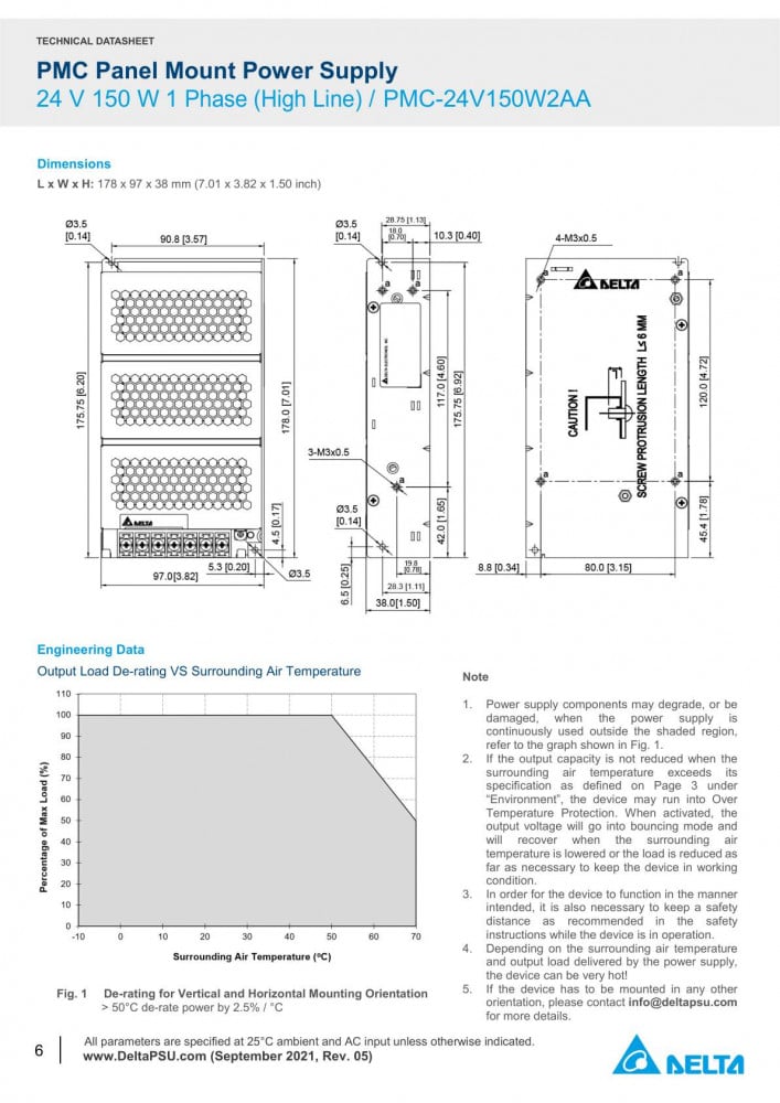 PMC-24V150W2AA datasheet page 6
