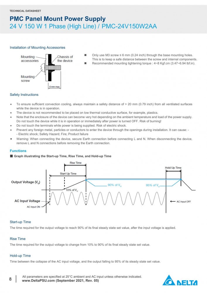 PMC-24V150W2AA datasheet page 8