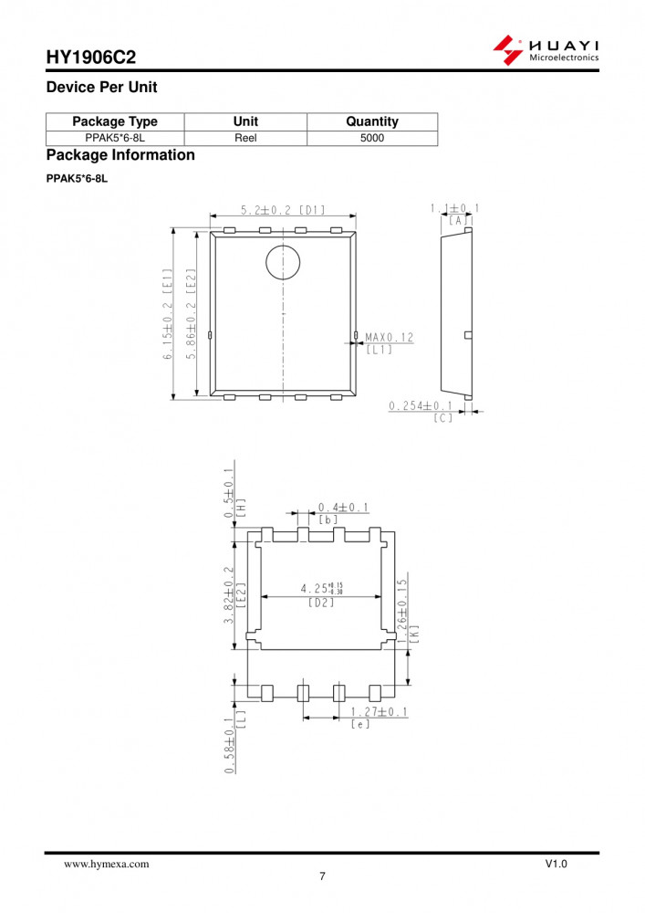 HY1906C2 datasheet page 7